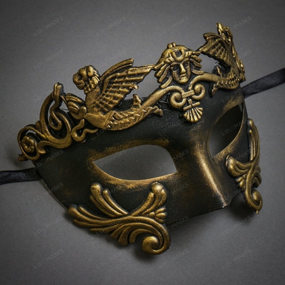 ILOVEMASKS | Accessories | Roman Greek Emperor Masquerade Venetian Mask ...